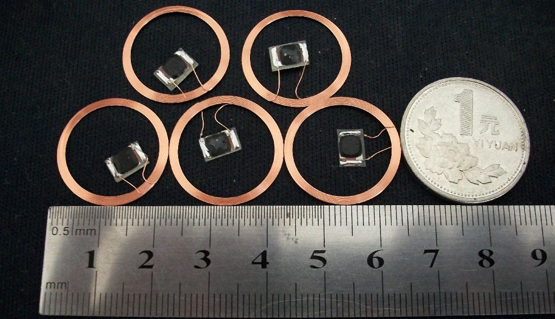 Dia 18mm HF ISO14443A -Mifare1 S50 COB rfid coil with chip RFID TAG NFC TAG Chip welding antenna