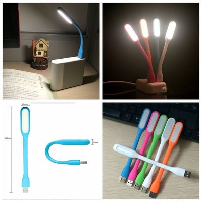 GREEN UNIVERSAL PORTABLE USB BENDABLE LED LIGHT PC LAPTOP POWER BANK