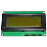 Basic 20x4 Character LCD - Black on Green 5V ( Black text on Green background)