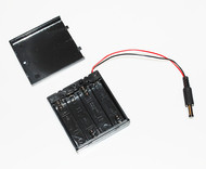 4xAA 6V Battery Holder WIth On-off switch and DC Barrel 5.5x2.1mm