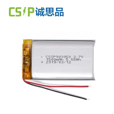 Fast Charging High Voltage Lithium Polymer Batteries 3.7V 1500mAh CE Approval