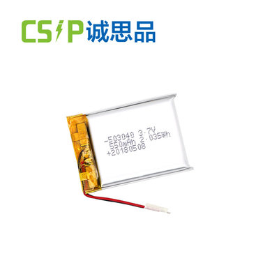Hot Sales Rechargeable Lithium Polymer Battery 503040 3.7v 550mAh UL1642 KC IEC62133