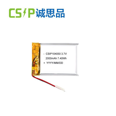 Hot Sell Rechargeable Lithium Polymer Battery 104050 3.7V 2000mAh Bluetooth Device