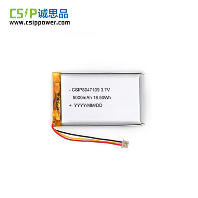 5000mah Flat Lithium Polymer Battery 8047109 3.7v For Electric Tools