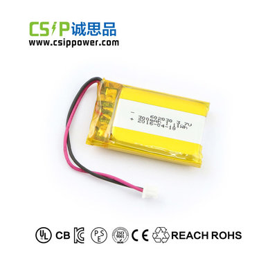 Rechargeable Lithium Polymer  Battery 602030 320mAh  Li-ion Battery UL1642