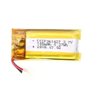 Rechargeable Lithium Polymer Battery 361427 3.7V 100mah Small Li-po Battery Pack