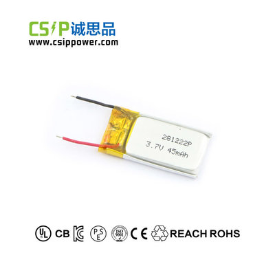Rechargeable Lithium Polymer Battery Pack 281030 45mah 3.7V Li-ion Battery Lipo battery