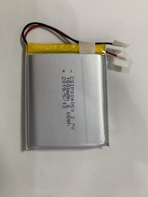 Rechargeable Lithium Polymer Battery Pack 804050 1800mah 3.7V Li-ion Battery Lipo battery