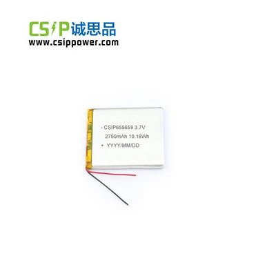 Rechargeable Lithium Polymer Battery 655659 3.7V 2750mah Li-po Battery Pack