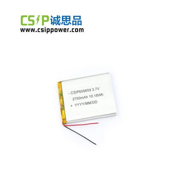 Rechargeable Lithium Polymer Battery 655659 3.7V 2750mah Li-po Battery Pack