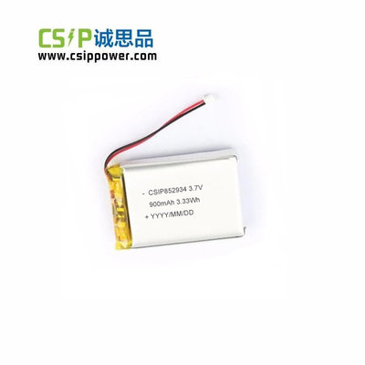 Rechargeable Lithium Polymer Battery 852934 3.7V 900mah Li-po Battery Pack