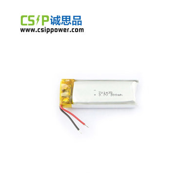 Smart Rings Miniature Lithium Polymer Battery 500 Times Cycle Life High Capacity