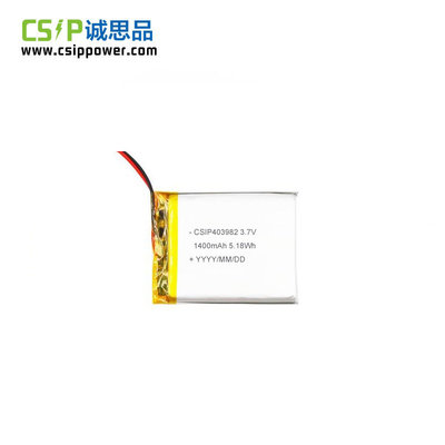 Robot 3.7 Volt Lithium Polymer Battery 403982 High Efficient Charging
