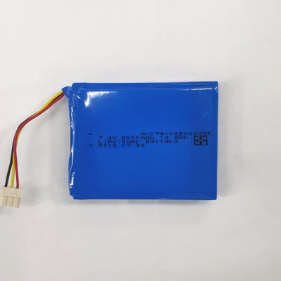 2S 555161 High Voltage Lithium Polymer Batteries High Cycle Life Constant Power