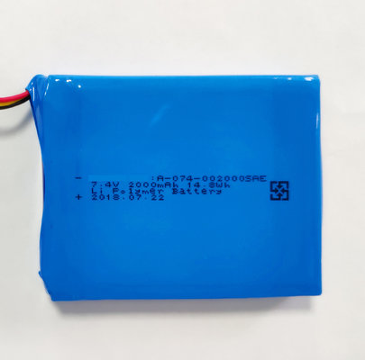 2S 555161 High Voltage Lithium Polymer Batteries High Cycle Life Constant Power