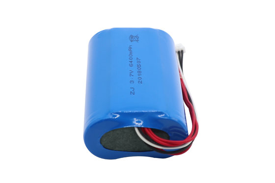 18650 Cylindrical Lipo  Battery 2P Rechargeable  6400mah Lithium Polymer 3.7V Li-oin Battery