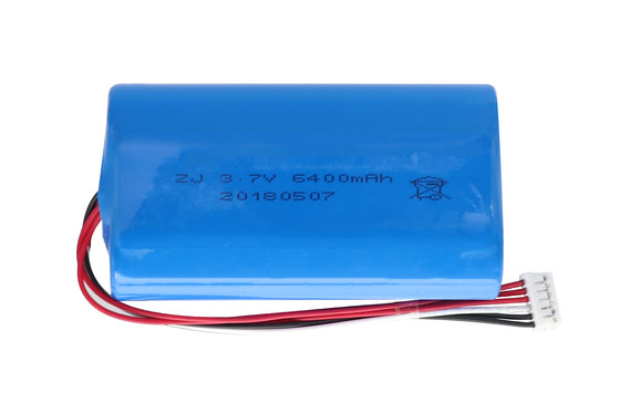 18650 Cylindrical Lipo  Battery 2P Rechargeable  6400mah Lithium Polymer 3.7V Li-oin Battery