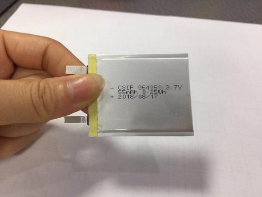 Ultra Thin Lithium Polymer Battery 064050  55mah Rechargeable Li-ion Battery Lipo Battery Pack