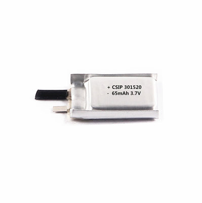 Small 3.7 V Rechargeable Battery 301520 Wide Operating Temperature Range