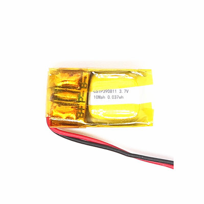 High Cycle Life Miniature Lithium Polymer Battery Custom Standard Charge