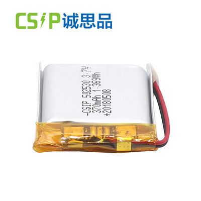 Light Weight Flat Lithium Polymer Battery 502530 High Operating Voltage