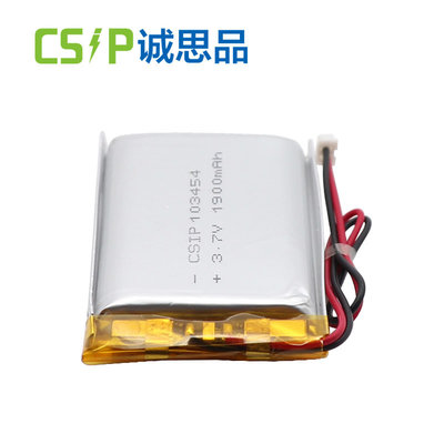 High Density Li Polymer Battery 103454 1900mah Rechargeable Li-ion Lithium  Battery