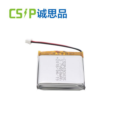 3.7 Volt Lithium Polymer Battery , Rechargeable Lithium Cell Excellent Security