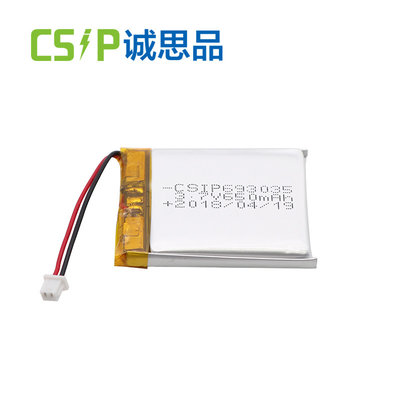 3.7 Volt Lithium Polymer Battery , Rechargeable Lithium Cell Excellent Security