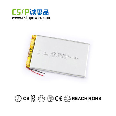 Safe 3.7 V Li Poly Rechargeable Battery Pack High Discharge Rate Lightweight