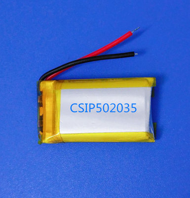 502035 300mah Rechargeable Li Polymer Battery For Portable Fax And Printer And Headset
