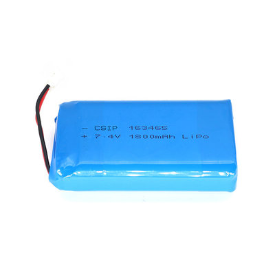 7.4v 1800mah 2S 163465 Rechargeable Lithium Polymer Battery For Wireless Blueteeth Speaker And Gloves