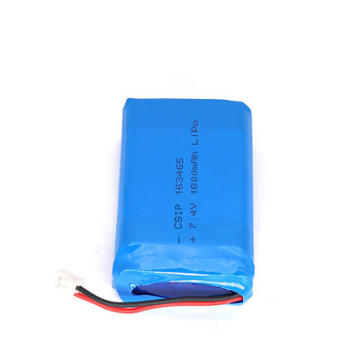 7.4v 1800mah 2S 163465 Rechargeable Lithium Polymer Battery For Wireless Blueteeth Speaker And Gloves