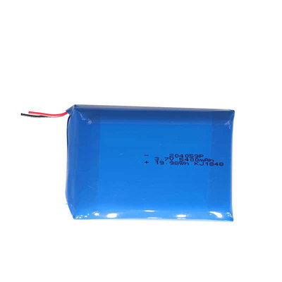 UL High Capacity Lithium Ion Battery / 204059 5400mAh Rechargeable Lipo Battery