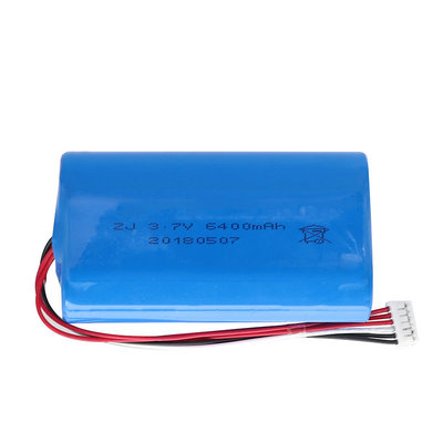 MSDS 6400mah 18650 Lithium Ion Polymer Battery For Digital Products