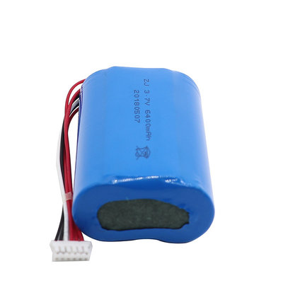 MSDS 6400mah 18650 Lithium Ion Polymer Battery For Digital Products