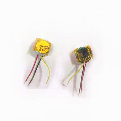 1049 30mAh 3.7V Rechargeable Lithium Coin Battery For Ear Bud TWS True Wireless Stereo