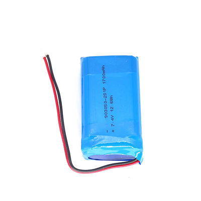 Customizable Flat Lithium Polymer Battery LiPo 7.4V 903050 1700mah For Medical Equipment
