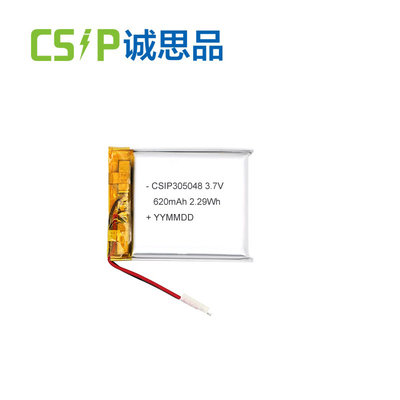CSIP Rechargeable Lithium Polymer Battery 305048 3.7V 620mAh Lipo Battery Pack