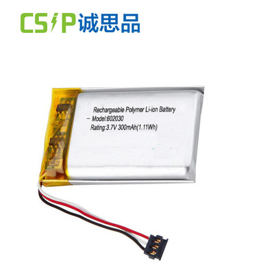 Rechargeable Lithium Polymer  Battery 602030 320mAh  Li-ion Battery UL1642