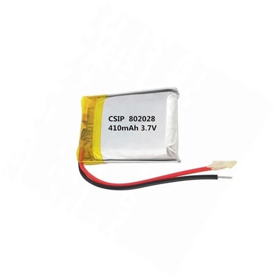 CB IEC62133 Certified Bluetooth lithium ion battery 3.7V 410mAh lipo with WERCS certification
