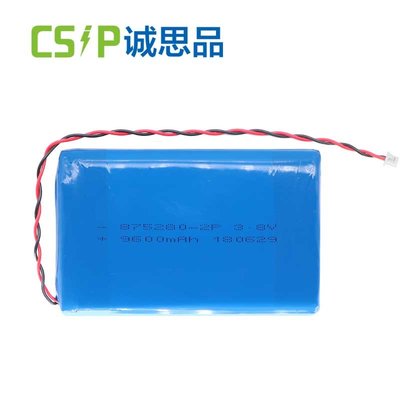 Rechargeable Lithium Polymer Battery Pack 9600mah 2p 3.7v 875280 For Smart Device