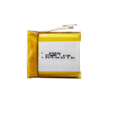 Smart Watch High Voltage Li - Ion Battery 3.8V 370mah 502526 With FPC Flex Circuit