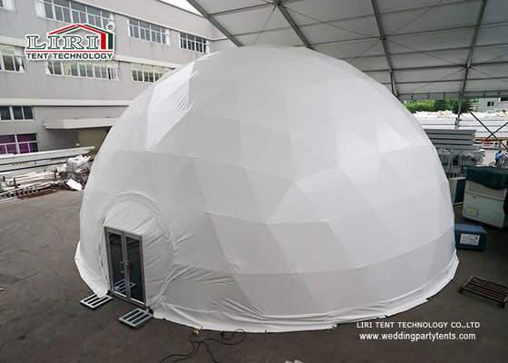 500 People White Roof Cover Geodesic Dome Tent Steel Structure for Outdoor Event
