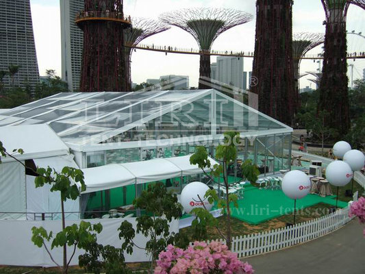 500 People transparent Luxury Wedding Tent With Decoration For Outdoor Activities