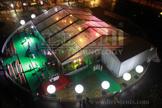 500 People transparent Luxury Wedding Tent With Decoration For Outdoor Activities
