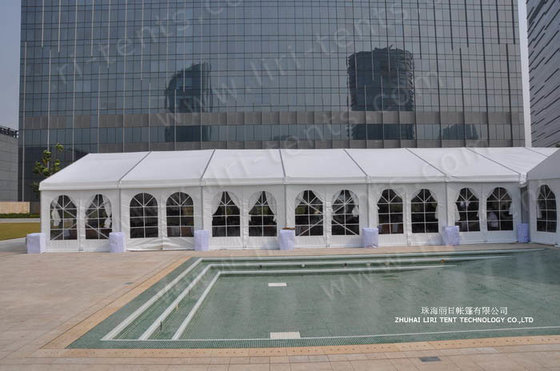 1000 People Aluminum Structures Special Event Tent With Plain White Sidewalls