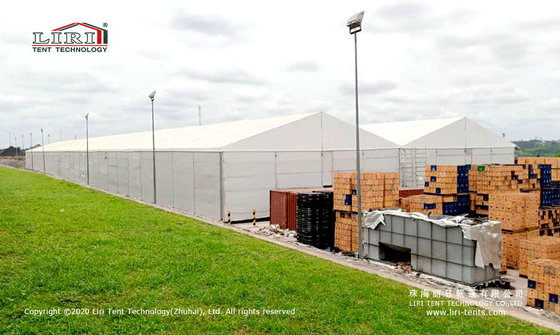 Clear Span Aluminium Alloy Tents with Hardwall For Warehouse