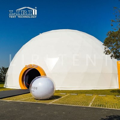 China Manufacturer 6m Outdoor Waterproof Luxury Geodesic Dome Hotel Glamping Tent for Sale