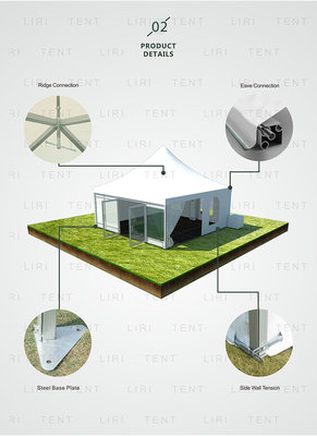 5X5M Wholesale Large Aluminum Portable Pagoda Gazebo Tents for Outdoor Party Event