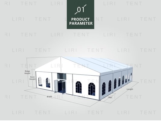 Wholesale Luxury Decorate Wedding Marquee Tent with Chandelier Inside